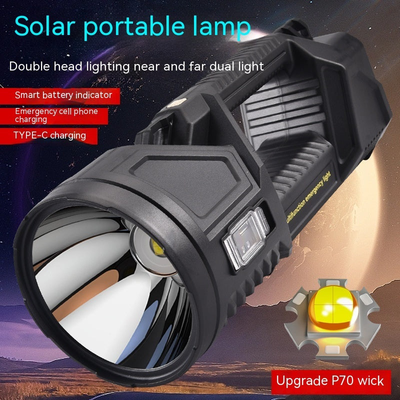 P70 Strong LED Flashlight | Rechargeable Outdoor Searchlight – fishing ...