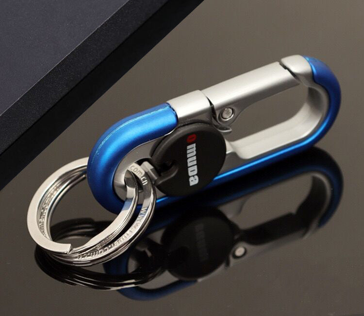 Meida Solid Metal Car Keychain – Men’s Waist Hanging Key Ring – fishing ...
