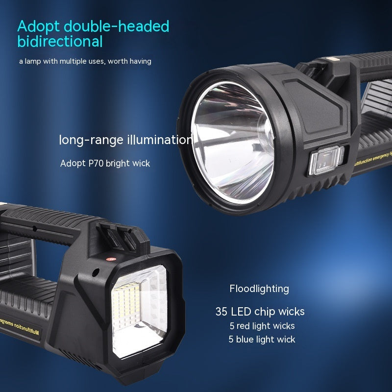 P70 Strong LED Flashlight | Rechargeable Outdoor Searchlight – fishing ...