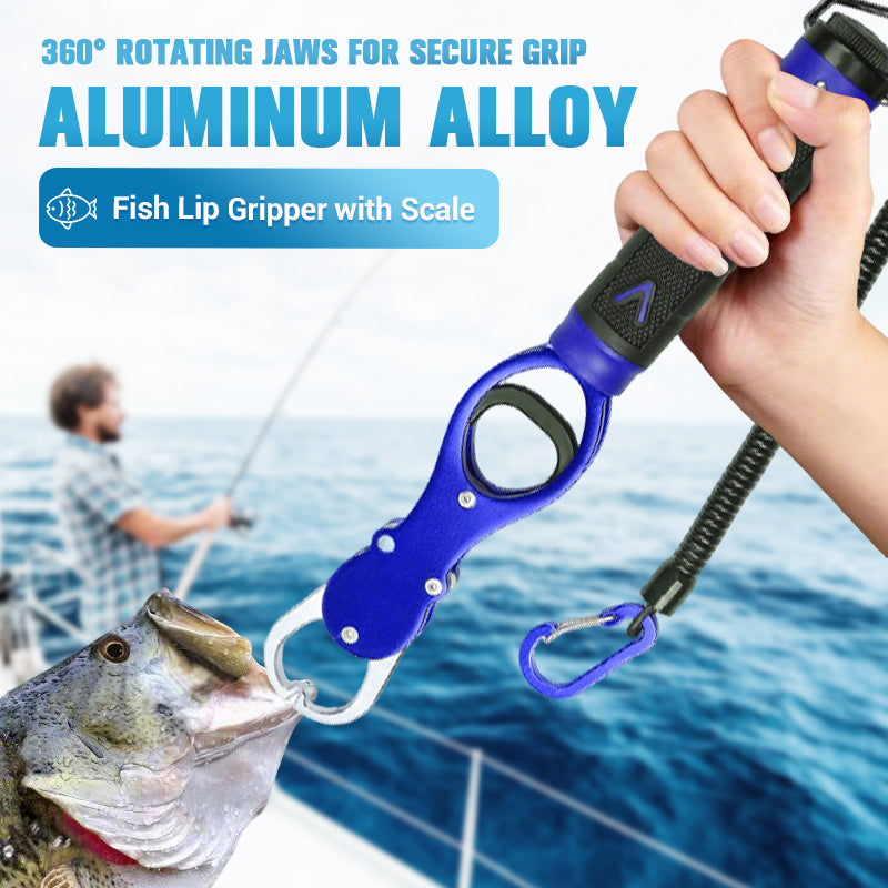 Aviation Aluminum Fish Grip Tool with Scale – Lightweight, Durable Fish ...